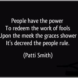 people have the power - Song Lyrics and Music by Patti Smith arranged ...
