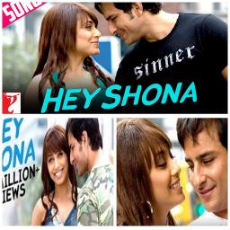 Hey Shona - Song Lyrics and Music by Shaan, Sunidhi Chauhan arranged by ...