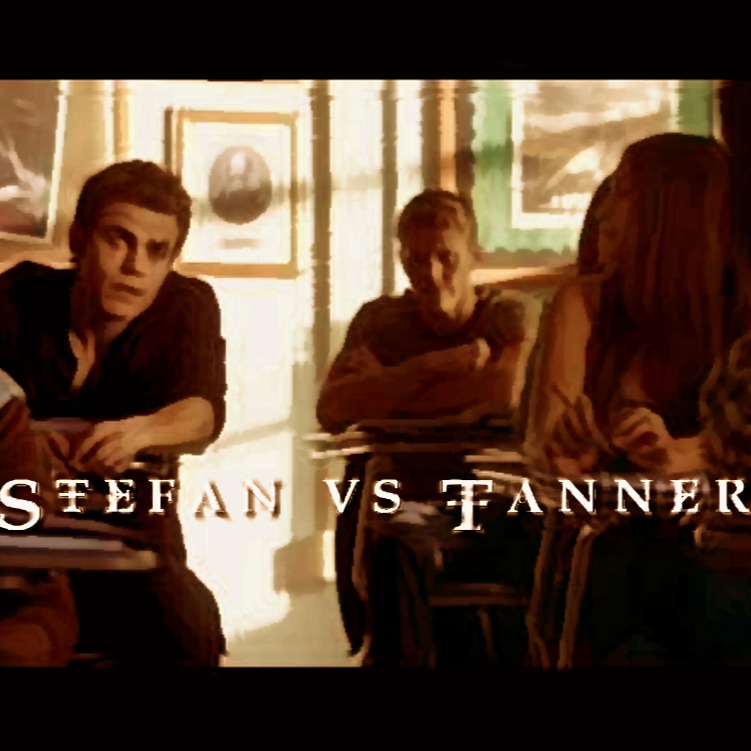 Vampire Diaries | S1EP1 | English Voice Acting - Stefan vs Tanner Scene ...