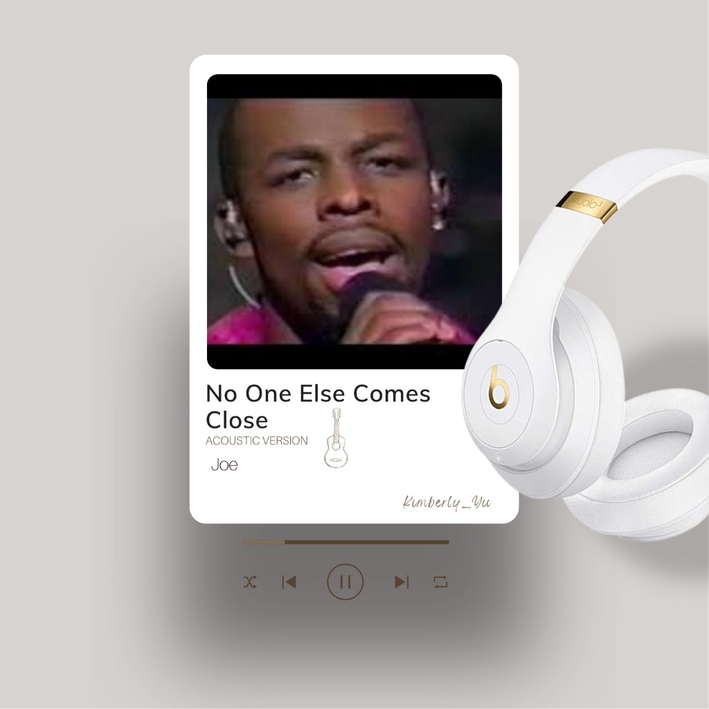 NO ONE ELSE COMES CLOSE ACOUSTIC. - Song Lyrics and Music by JOE ...