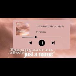 Just A Name - Song Lyrics and Music by Hanniou arranged by 2xVENUSx2 on ...