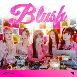 BLUSH - Song Lyrics and Music by woo!ah! (우아!) wooah arranged by ...
